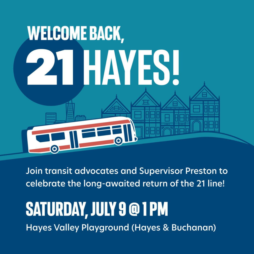 Welcome Back, 21 Hayes! - Hayes Valley Neighborhood Association